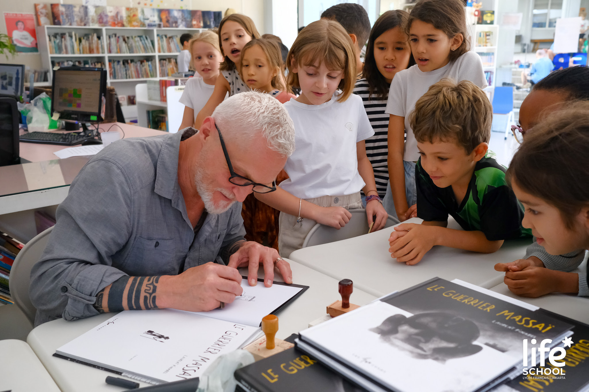 French School Jakarta | FSJ Indonesia Visite Laurent Pinabel